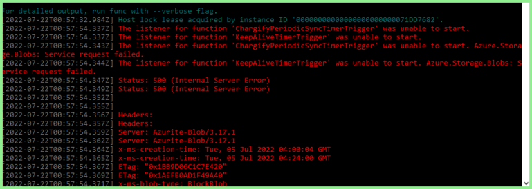How To Fix Azure Functions Timer Trigger Unable To Start Running Locally With Vs2022 17 2 X